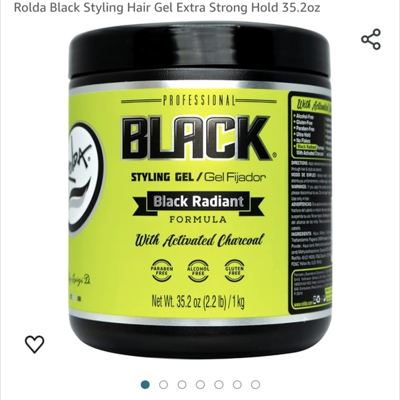 Rolda | Grooming | Rolda Black Styling Hair Gel 352 Onz | Poshmark